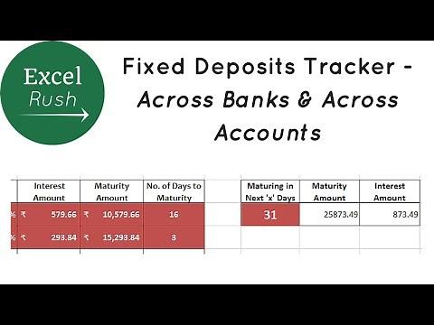 Fixed Deposits Tracker - Across Banks Across Accounts - PART 2