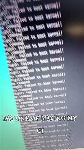 PigUI: Day One of making my UI. #kernelpanic #uidevelopment #failed #fyp