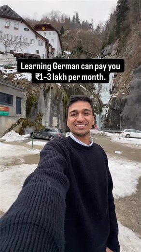 Amit Bansal | MA Germanistik | BAMF DaF German Teacher | Munich on Instagram: "💬 Comment “Germany” if you want me to send you the full PDF guide on how learning German can pay you ₹1–3 lakh/month. Back when I was learning German, I had just reached B2 level. I started teaching part-time home tuitions at ₹500–₹800 per hour — more than enough to cover my expenses. Soon, I began taking batches, and my earnings started growing steadily. After completing my Master’s, I joined DU as a guest faculty, 
