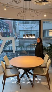 More guests? No problem. This transforming table expands effortlessly to meet the moment—whether it’s a quiet dinner or a full gathering. Minimal when you want it. Spacious when you need it. Discover our collection of transforming tables at ResourceFurniture.com or visit one of our showrooms. #ResourceFurniture #TransformingTable #SpaceSavingDesign #MultifunctionalLiving #ModernInteriors | Resource Furniture