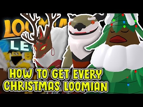 HOW TO GET EVERY "NEW" CHRISTMAS EVENT LOOMIAN IN LOOMIAN LEGACY!