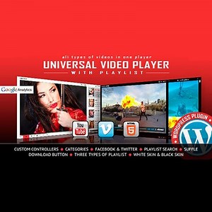 ⭐ Universal Video Player WordPress Plugin ✅ Última versión - Licencia GPL Wor...  | eBay