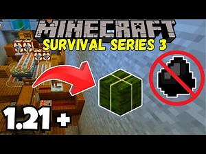 INFINITE Fuel in Minecraft: Easy Kelp Auto Smelter Tutorial (1.21+)| Bedrock S03 EP 33