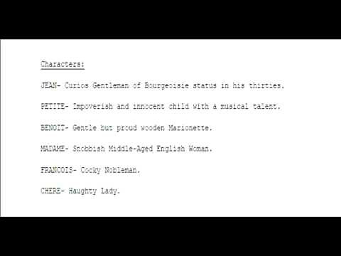 One act play Script Tutorial