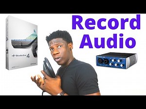 How to Record Audio With Studio One 4 Artist | Presonus AudioBox USB 96 Studio