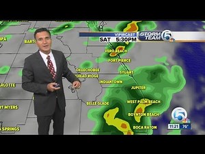 Video weather forecast on NewsChannel 5 at 11