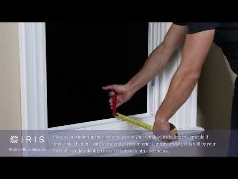 How to Measure a Brick-to-Brick Window Opening | Step-by-Step Guide