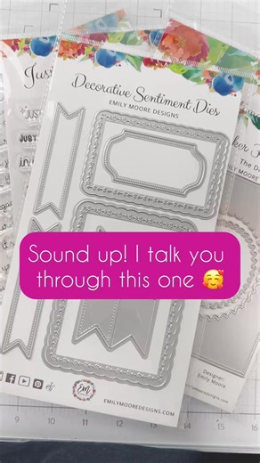 💗 Beautiful cards start with beautiful tools. Let Emily take you on a thoughtful walkthrough of some of her favorite products—designed to make your crafting more joyful and your cards more meaningful. From delicate sentiments to elegant die cuts, you’ll find everything you need to elevate your next project. Ready to make something beautiful? Tap ‘Shop’ to explore the collection. 🛍️ In this video, she features: Just Wanted To Say Stamp Set https://emilymooredesigns.com/collections/stamps/produc