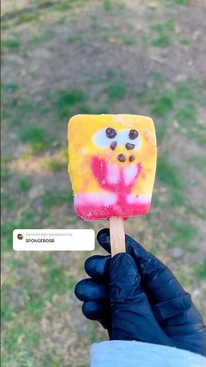 Perfect Spongebob Popsicle? #SpongebobPopsicle #Spongebob #SpongebobSquarepants #Popsicle
