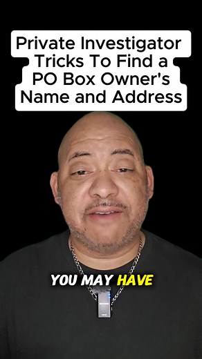 Private Investigator Tricks To Find a PO Box Owner's Name and Address. Get a reverse PO Box Lookup. #privateinvestigator #reversepoboxlookup #poboxsearch | Lance The PI