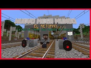 Los trenes más realistas de Minecraft!! Real Train Mod 1.12.2 || 😱¡¡NUEVO MEGA MUNDO!!😱 T1-E1