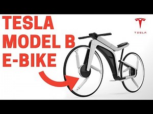 INCREDIBLE Tesla Model B E Bike Concept Independent Steering