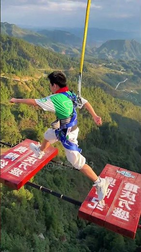 Bungee Jumping With Rope In Beautiful Place:Asmr Bungee Jumping