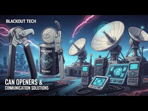 Lights Out Open Cans & Reach Loved Ones with Zero Power