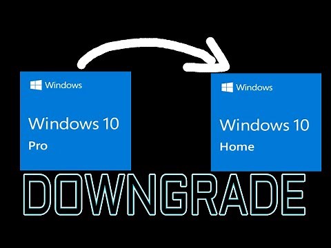 How to downgrade Windows 10 Pro to Windows 10 Home Edition 🔴Step by Step🔴