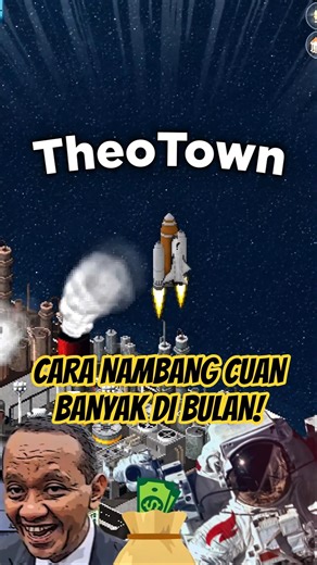 HOW TO MAKE A LOT OF PROFIT ON THE MOON! THEOTOWN #shorts