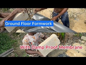 “Ground Floor Formwork with Damp Proof Membrane (DPM) for a Strong and Moisture-Free Slab”