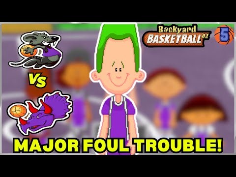 MAJOR FOUL TROUBLE?! | Backyard Basketball '01 Let's Play Game 5 vs 3-Pointers | Steam Edition