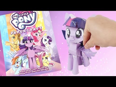 3D My Little Pony Papercraft DIY Paper Folding Book