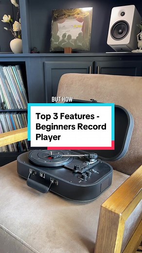 Top 3 Features in a Great Beginner's Record Player. #vinylrecords #recordplayer #vinylcommunity #vinyltok #vinyltiktok #records #recordcollection #recordcollector