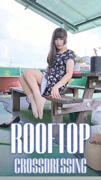 Rooftop Crossdressing Look | Sera Cross