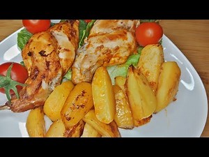 Rabbit baked in the oven