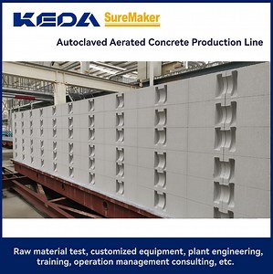 [Hot Item] Automatic AAC Concrete Brick Making Machine, AAC Brick Production Line