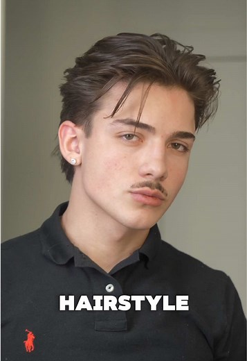 Brush Back Hairstyle Tutorial for Men