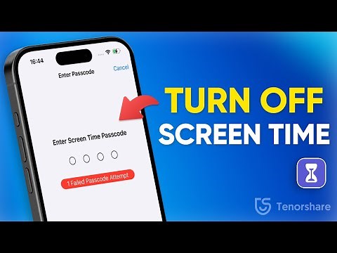 How to Turn OFF Screen Time Without Password | 2 Methods | 2025