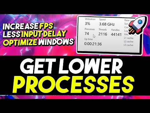 How To Get LOWER PROCESSES on Windows 11 - Fix CPU Bottlenecking 2024