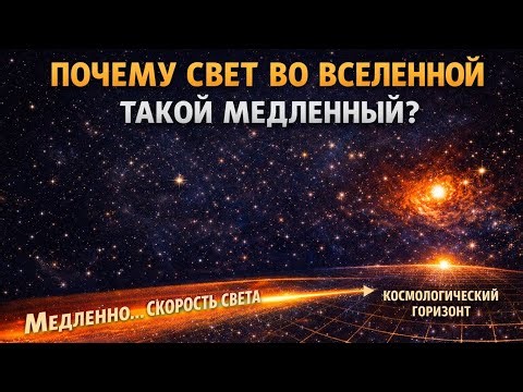 Свет — “самая быстрая вещь”? Парсек показывает, что он безнадёжно медленный