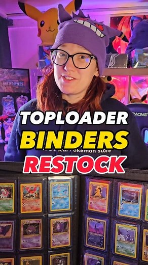 You've been waiting for new colors and they are in! Our popular Toploader Binders to store your cards in top loaders are fully restocked! #pokemonbinder #cardstorage #pokemoncards #pokemoncommunity #toploaderbinder #pokemonfacebook #pokemonreels #pokemoncardbinder #pokemoncollectors #pokemoncollection | Danireon