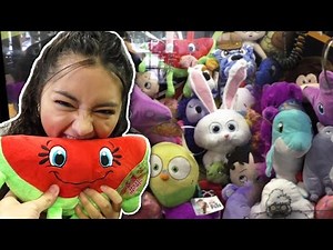 First grabs at a freshly refilled Claw Machine!