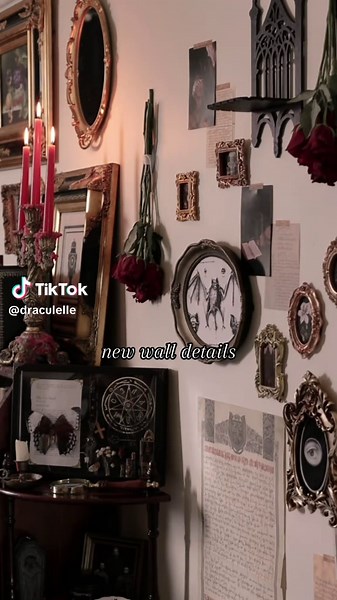 New Wall Decor for a Vampire Aesthetic Room