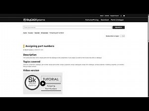 SkyCAD tutorial introduction video