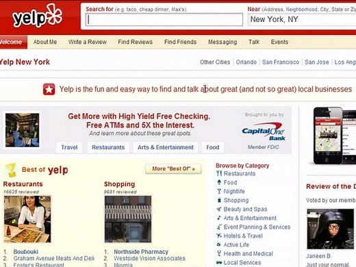 Yelp Expands to Include Doctor and Hospital Info