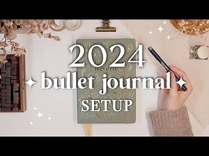 📚 2024 Bullet Journal Yearly Setup
