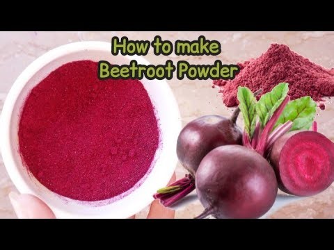 How to make Beetroot powder at home | Chukandar Ka Powder Banane Ka Tarika |Homemade Beetroot Powder