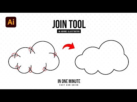 How To Use The Join Tool | Adobe Illustrator | Quick and Easy