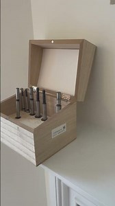 DIY Forstner Bit Case #tools #DIY #storage