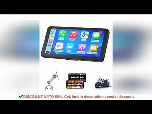 Spedal CL871-6.25 Inch Portable Mototorcycle Wireless Apple Carplay/Android Auto GPS Navigator touch