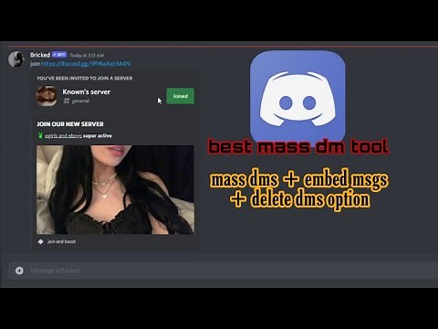 Discord || Best mass dm tool 2022 || How to mass dm on discord