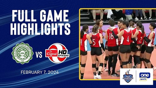 Palakas nang palakas ang Cignal! 📡 The Cignal HD Spikers survived a grueling five-setter against the CSB Lady Spikers! #PNVFChampionsLeague #PNVFonOneSports | One Sports