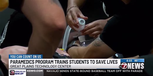 Great Plains Technology Center’s Paramedic Program teaches students how to save lives