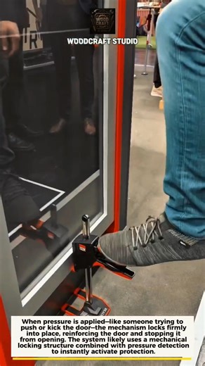 Smart Door Lock Stops Forced Entry Instantly #security #innovation #shorts