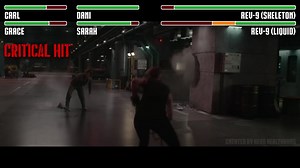 【终结者：黑暗命运】与Rev-9的最终决战（带血条）