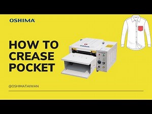 How to Pocket Creasing - Shirt Pocket Creaser OP-301