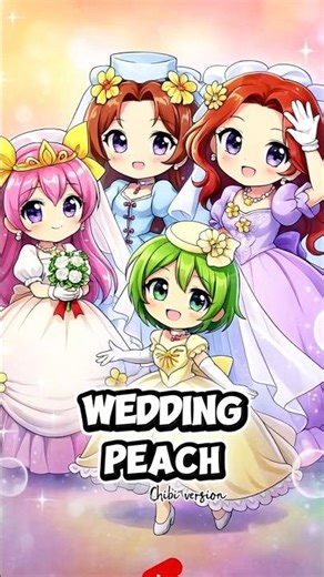 Wedding Peach Evolution 💖 Full Chibi Skins | Magical Girl Anime