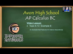Avon High School - AP Calculus BC - Topic 6.13 - Example 8