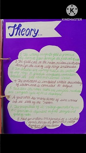 Physics Investigatory Project File Class-12 Topic - AC Generator